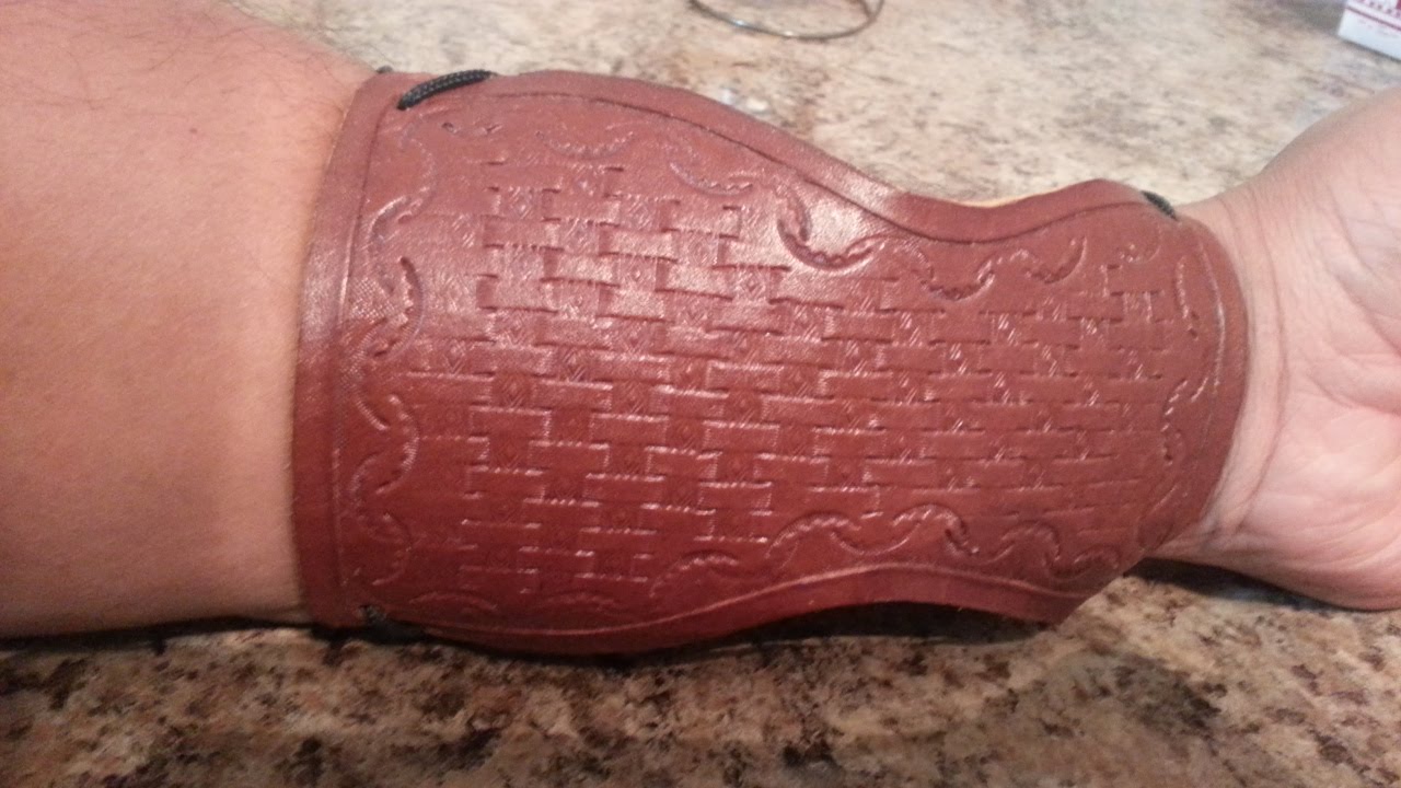 How to make a simple forearm guard. - YouTube