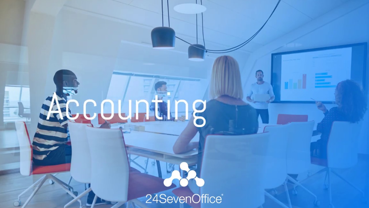 24SevenOffice Tutorial: Accounting - YouTube