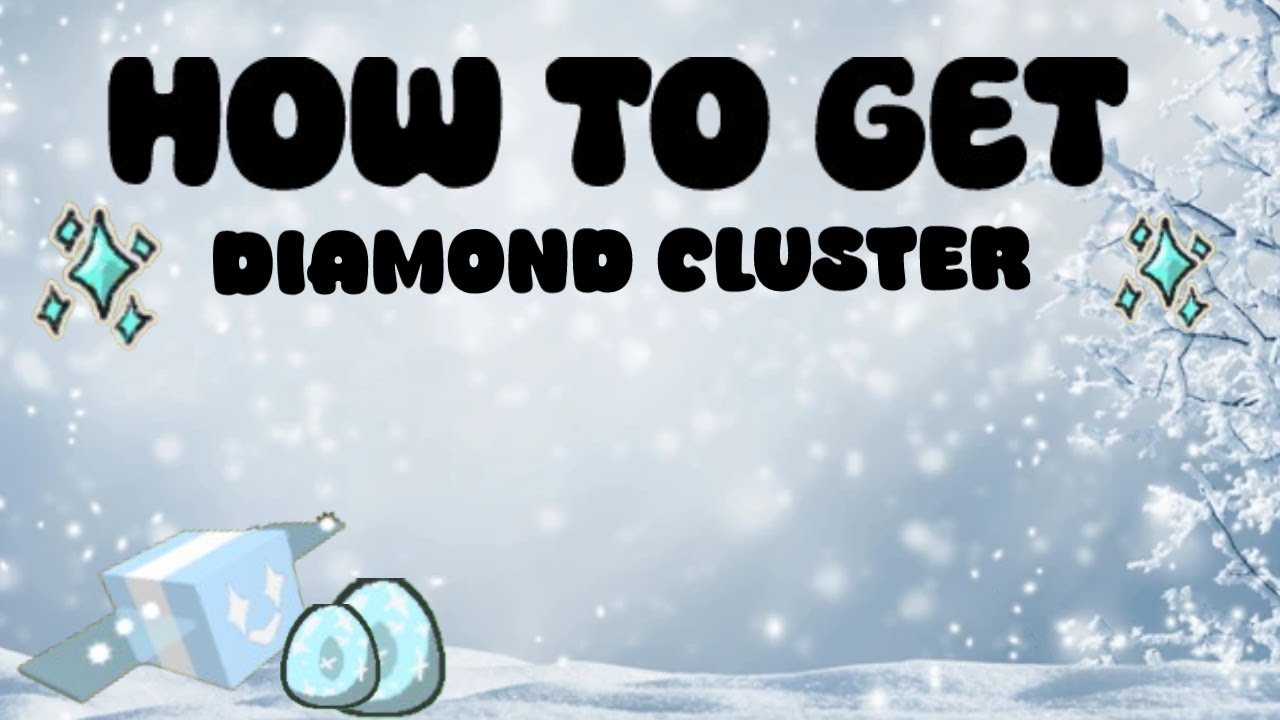 How to get DIAMOND CLUSTER STICKER in Bee Swarm Simulator - YouTube