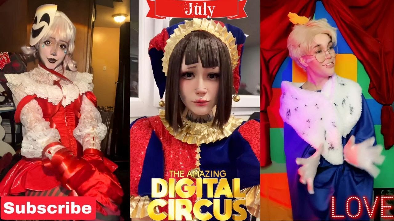 The Amazing Digital Circus Cosplay - Tiktok's Compilation #14 - YouTube