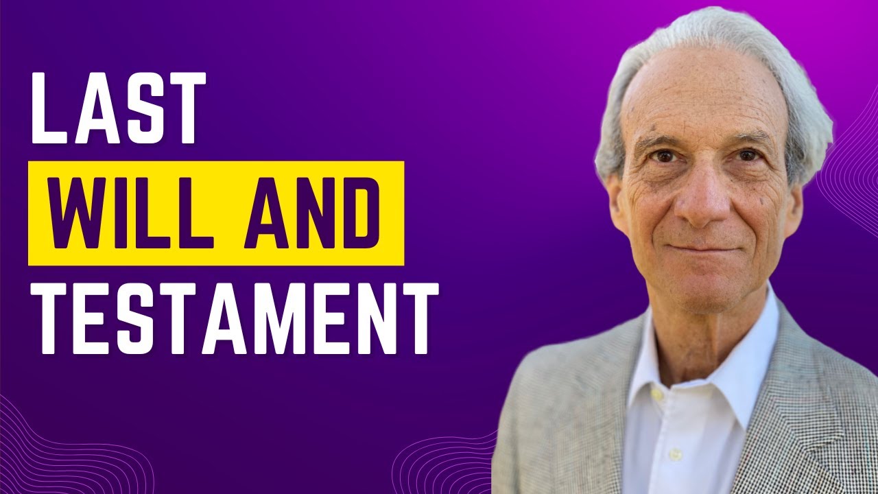 Florida Last Will and Testament - YouTube