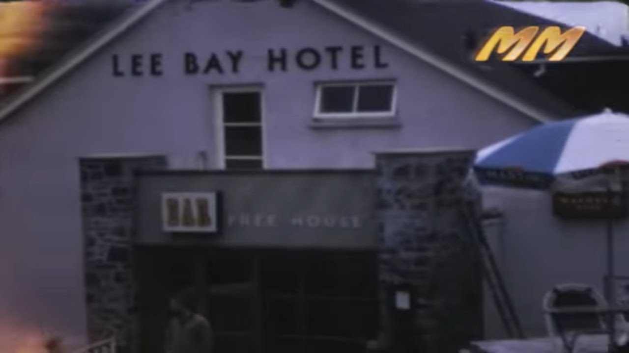 Lynton, Lee Bay and Woolacombe North Devon England 1968ish old cine ...