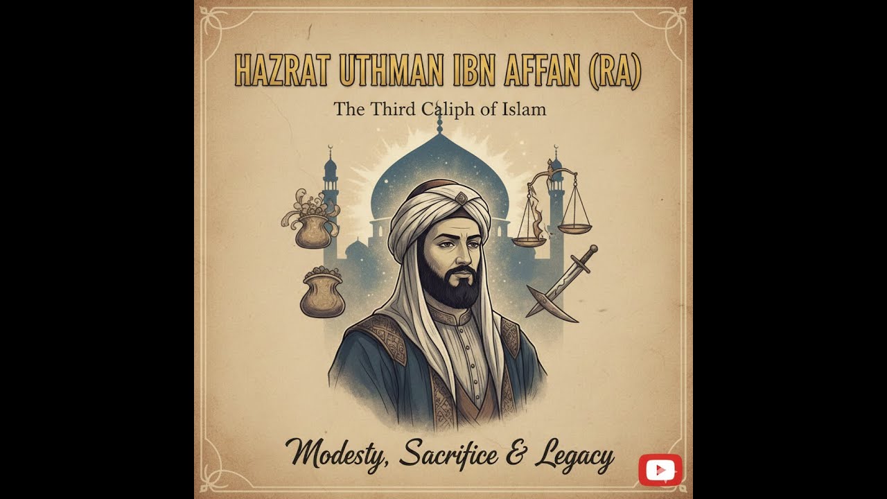 Hazrat Uthman ibn Affan RA The Third Caliph of Islam, His Modesty ...