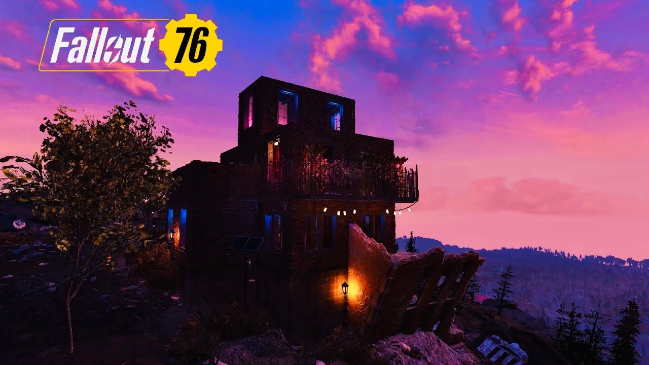 Simple House On Top Of The Ruins | Fallout 76 Camp - YouTube