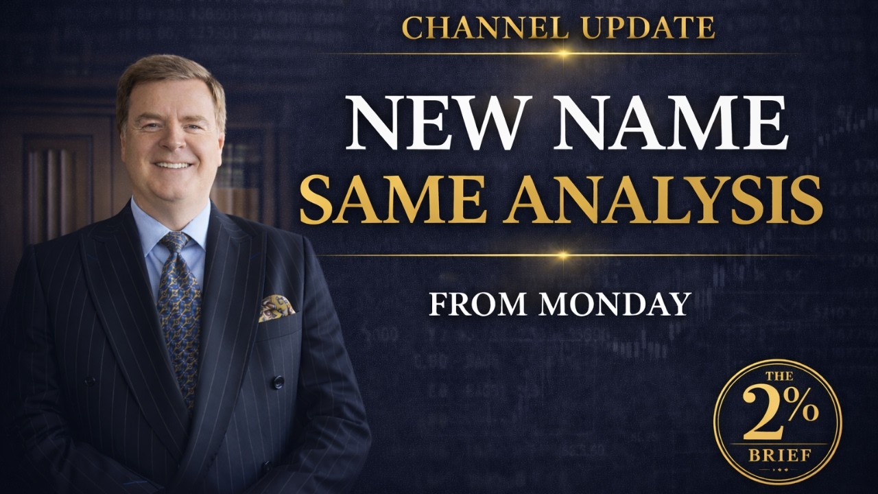 Channel Update: New Name, Same Analysis (Important) - YouTube