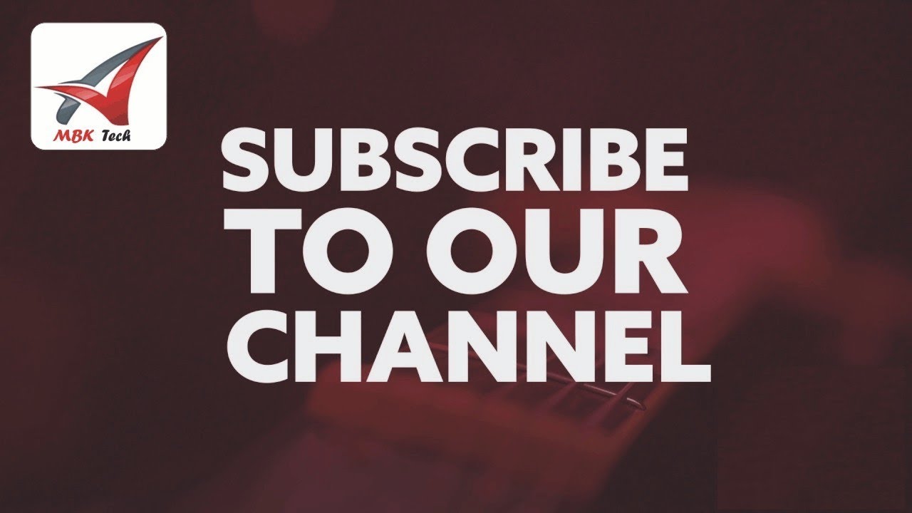 MBK TECH INTRO - YouTube