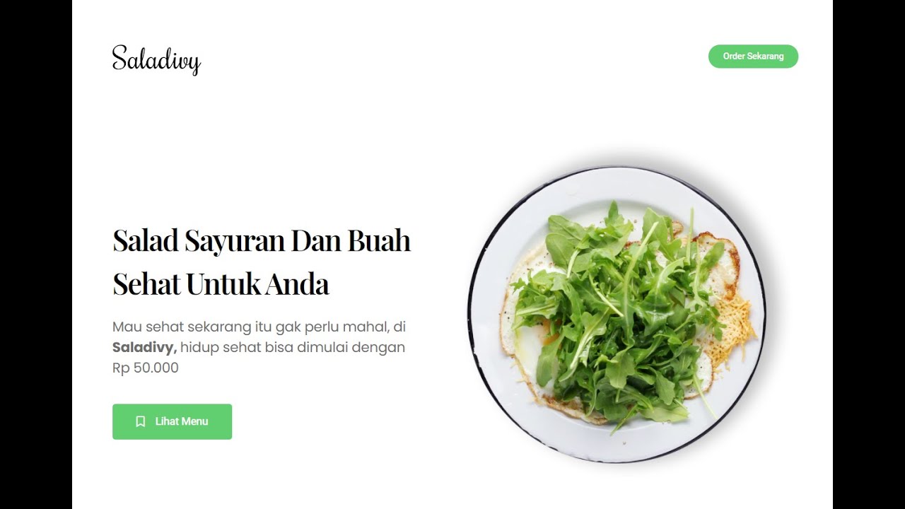 Cara Membuat Website Tanpa Koding.(Membuat Toko Online Jualan Salad ...