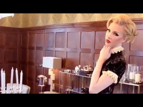 HOT sexy blonde latex maid 18+