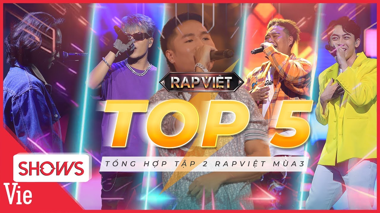 TOP 5 tiết mục bùng nổ sân khấu RAP VIỆT vòng chọn đội tập 2 RAP VIỆT ...