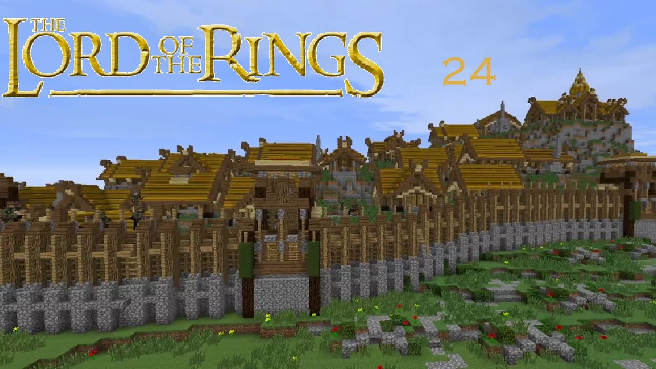 Minecraft: The Lord of the Rings 24 - To Edoras (Rohan) - YouTube