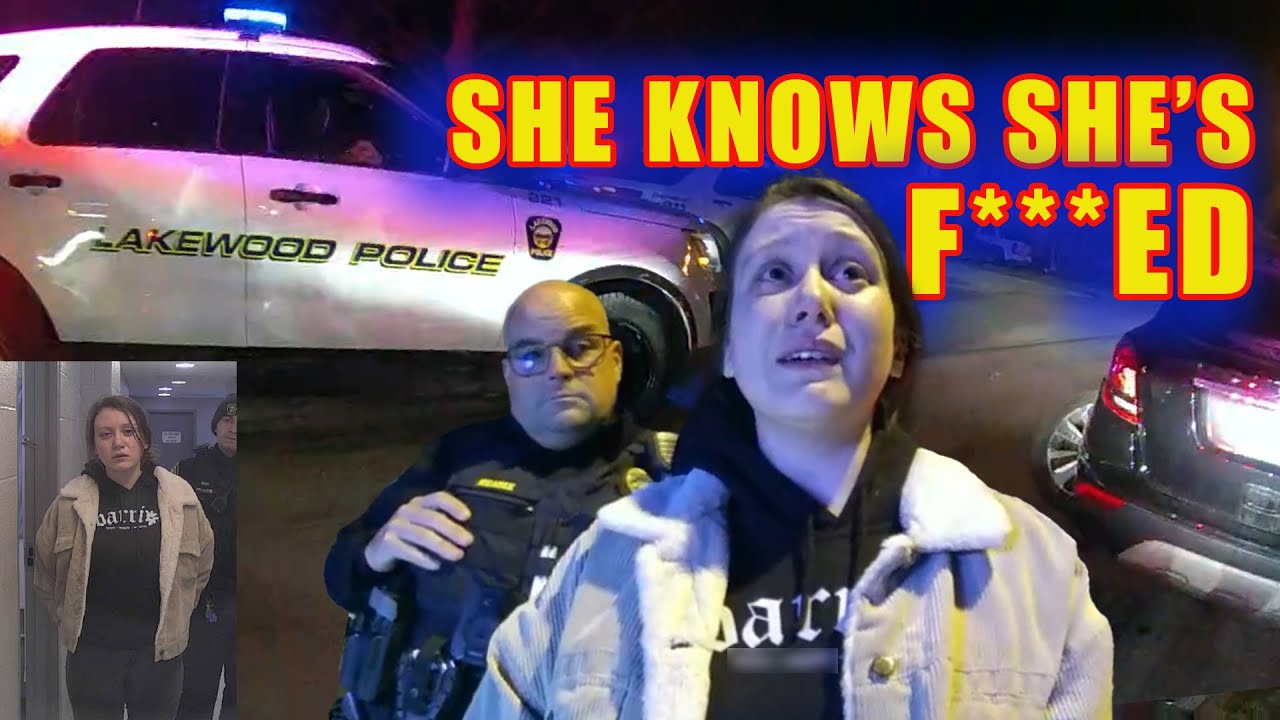 Bodycam DUI Arrest - Drunk 23 Year-Old Woman Arrested After Hitting ...