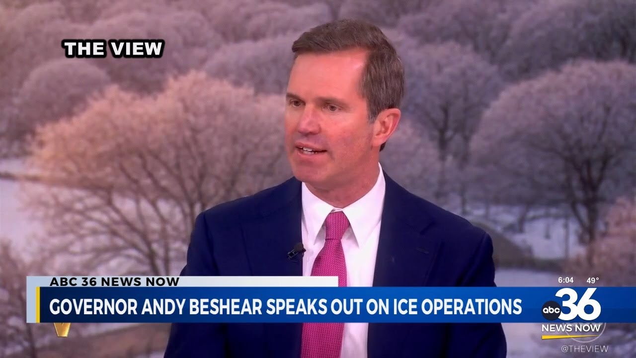 Governor Beshear speaks out on ICE operations - YouTube