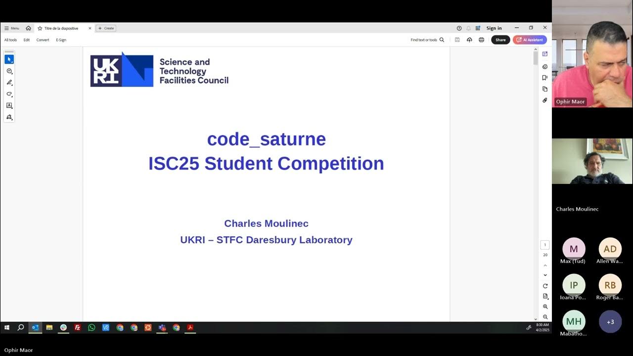 ISC-SCC 2025 - Code_Saturne - YouTube