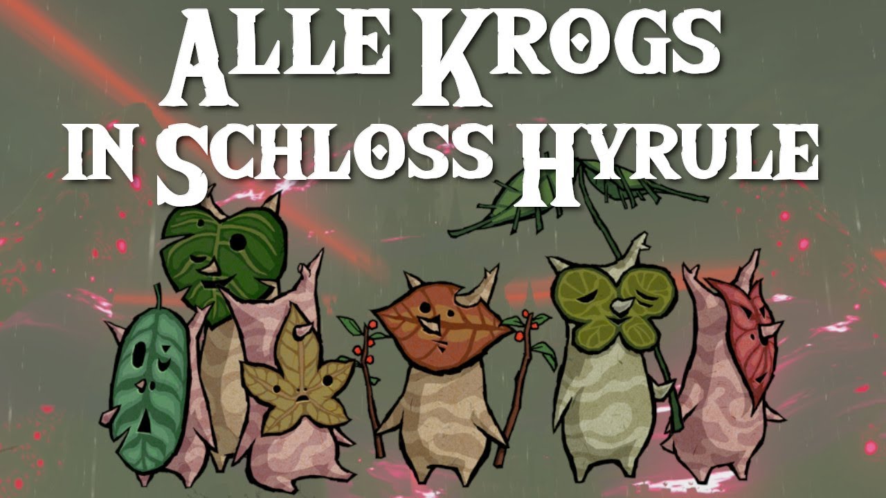 Alle KROGS in SCHLOSS HYRULE - ZELDA: BREATH OF THE WILD - YouTube