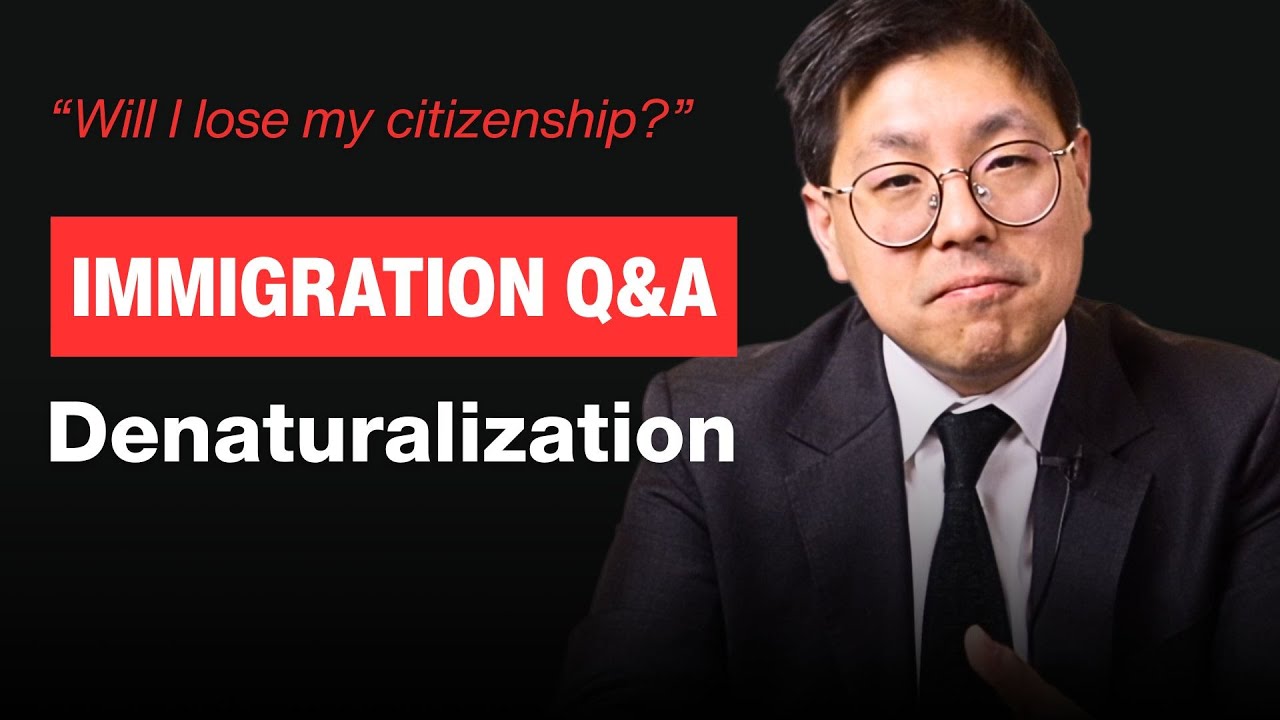 Is denaturalization a major threat? Live Immigration Q&A - YouTube