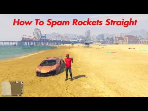 GTA 5 ONLINE How To Spam Rocket Straight - YouTube