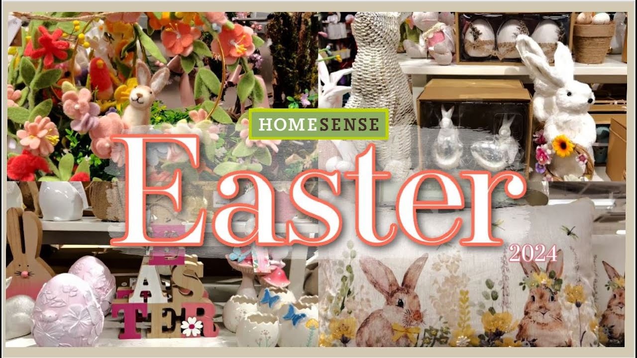 Easter at Homesense // TK Maxx // 2024 // Easter home decorations - YouTube