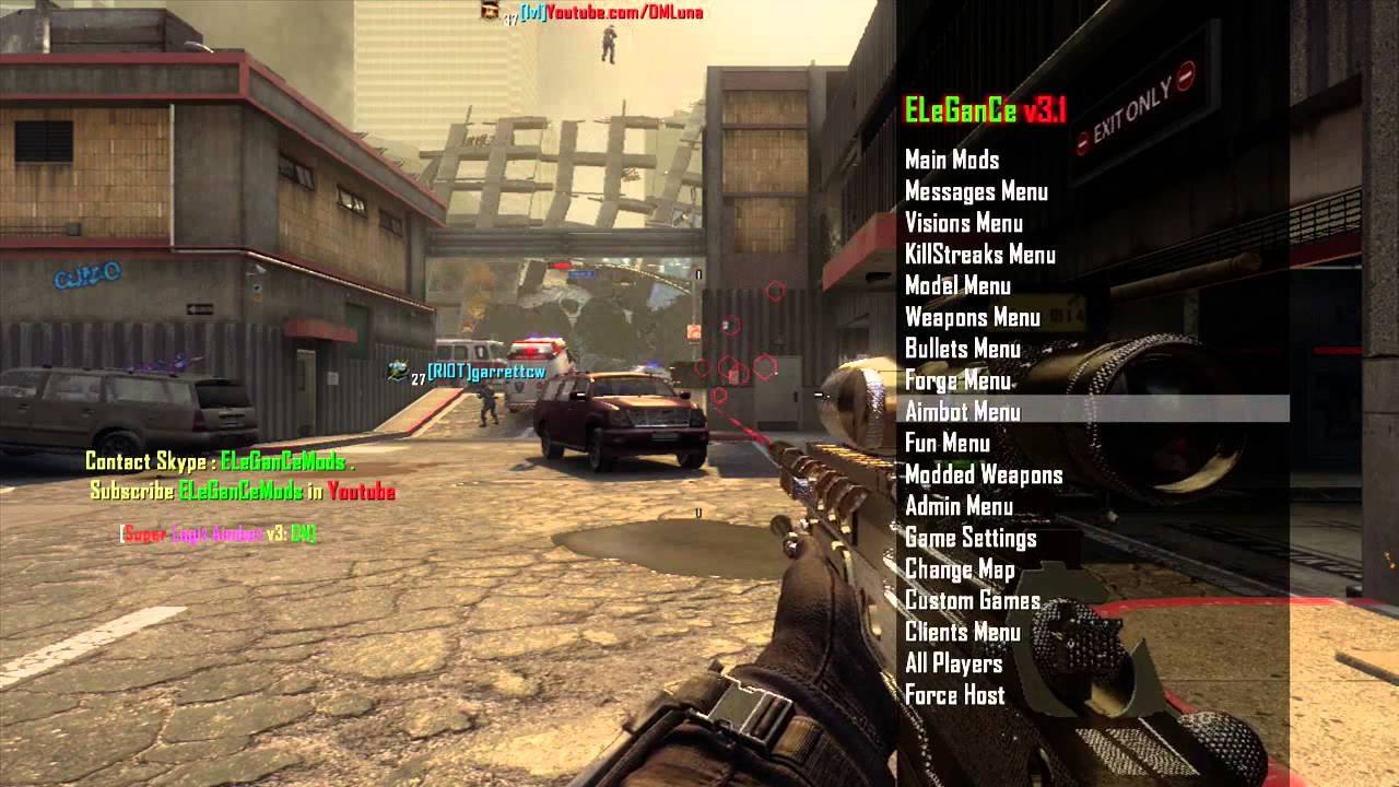 Black Ops 2 Mod Menu Gameplay (Daily Stream) - YouTube