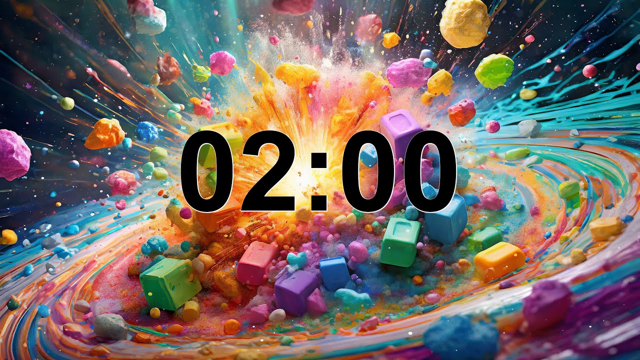 2 Minute Timer - Colorful - YouTube