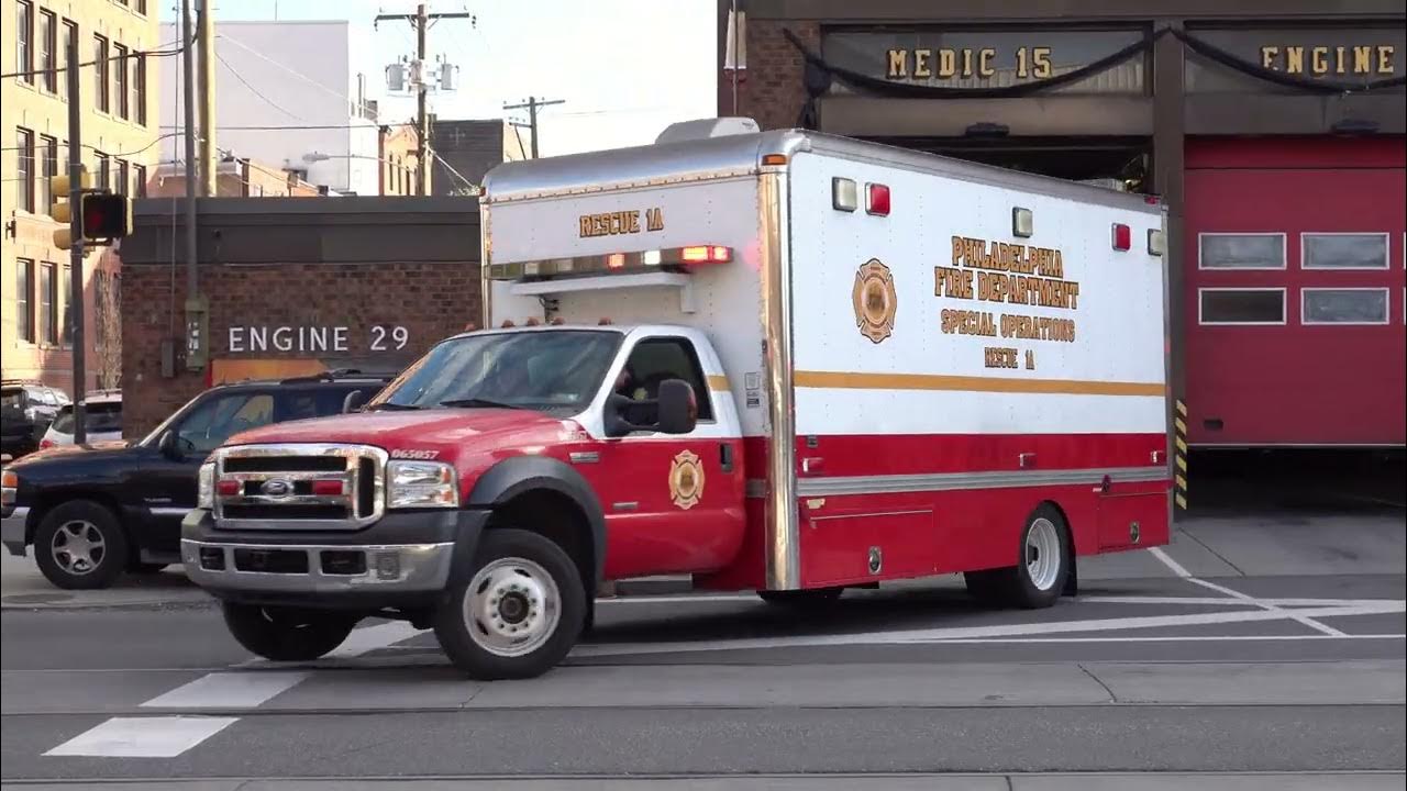 PFD Engine 29 Rescue 1 Rescue 1A Responding - YouTube