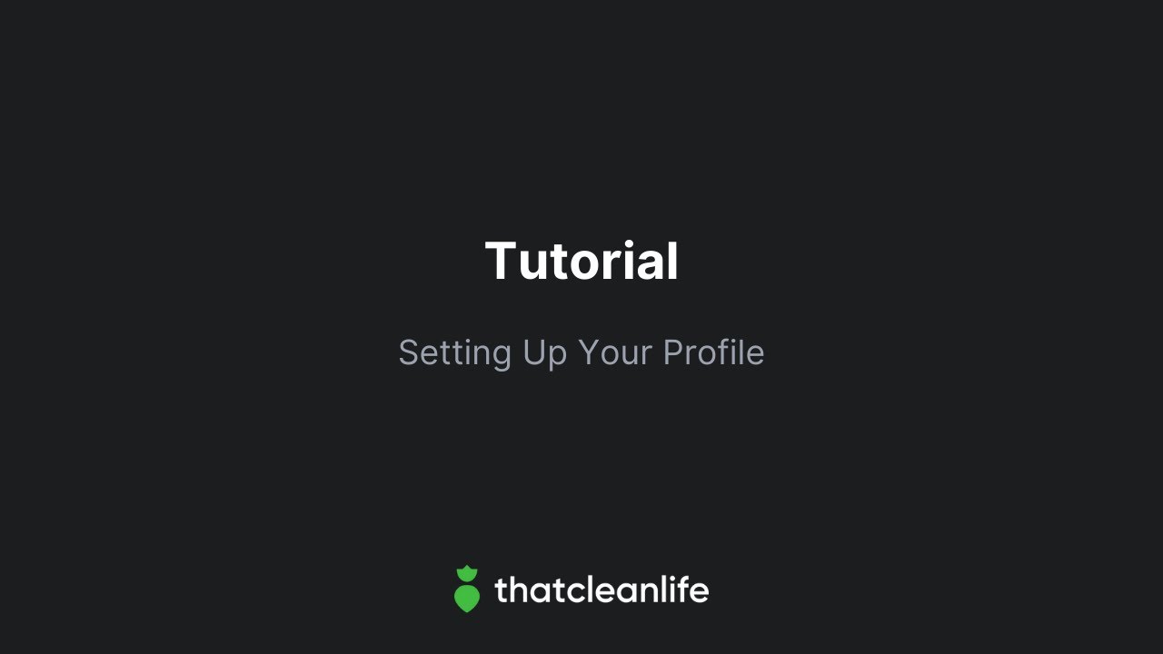 Setting Up Your Profile - YouTube