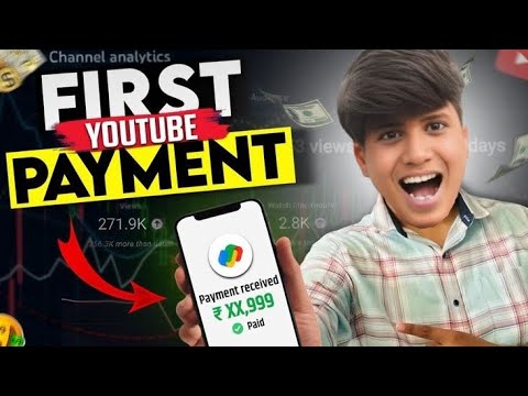 Youtube first payment - YouTube