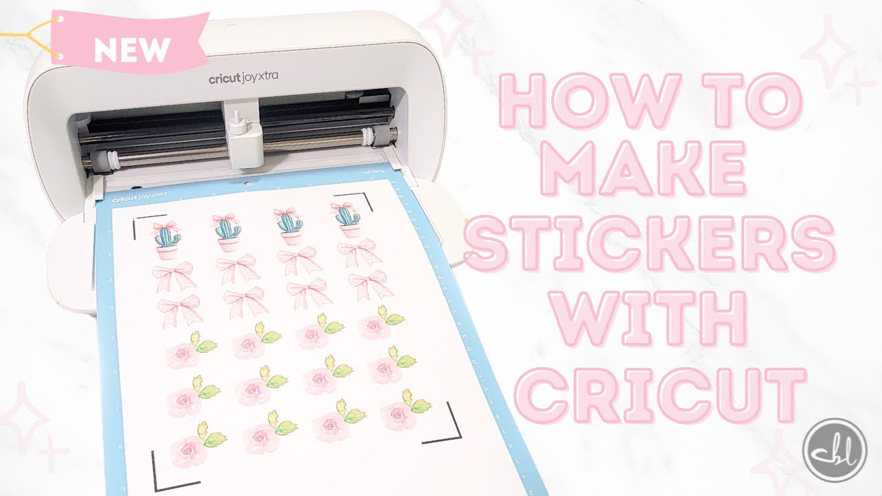 How to make Stickers with Cricut! Cricut Joy Xtra Kiss Cut Sticker ...