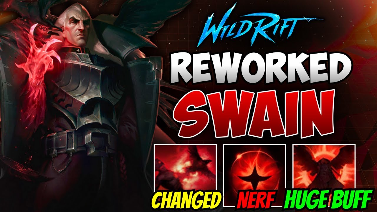 Wild Rift: REWORKED SWAIN IS BROKEN - Gameplay, Build, Pro Tips - YouTube