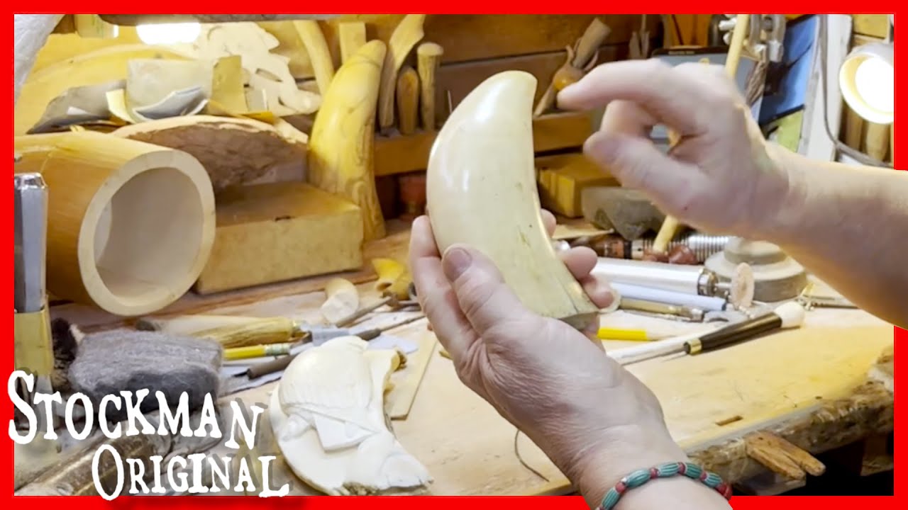 Scrimshander Reveals Secrets of Whale's Teeth - YouTube