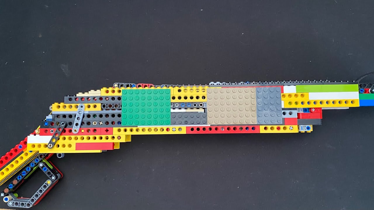 Lego gun m1887 (free instruction) - YouTube