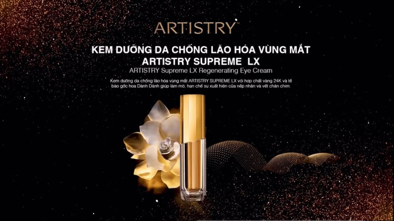 Kem dưỡng da chống lão hoá vùng mắt Artistry Supreme LX - YouTube