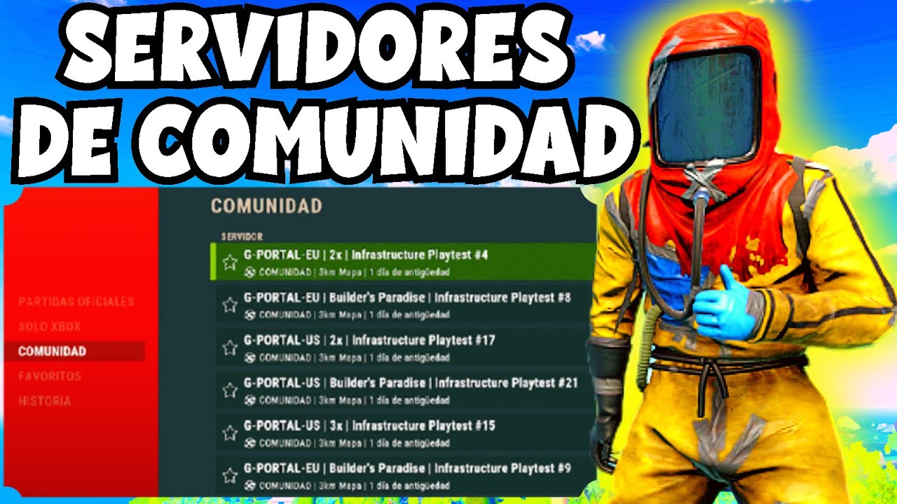 SERVIDORES DE COMUNIDAD EN RUST CONSOLE! Skin HAZMAT y Evento de ...
