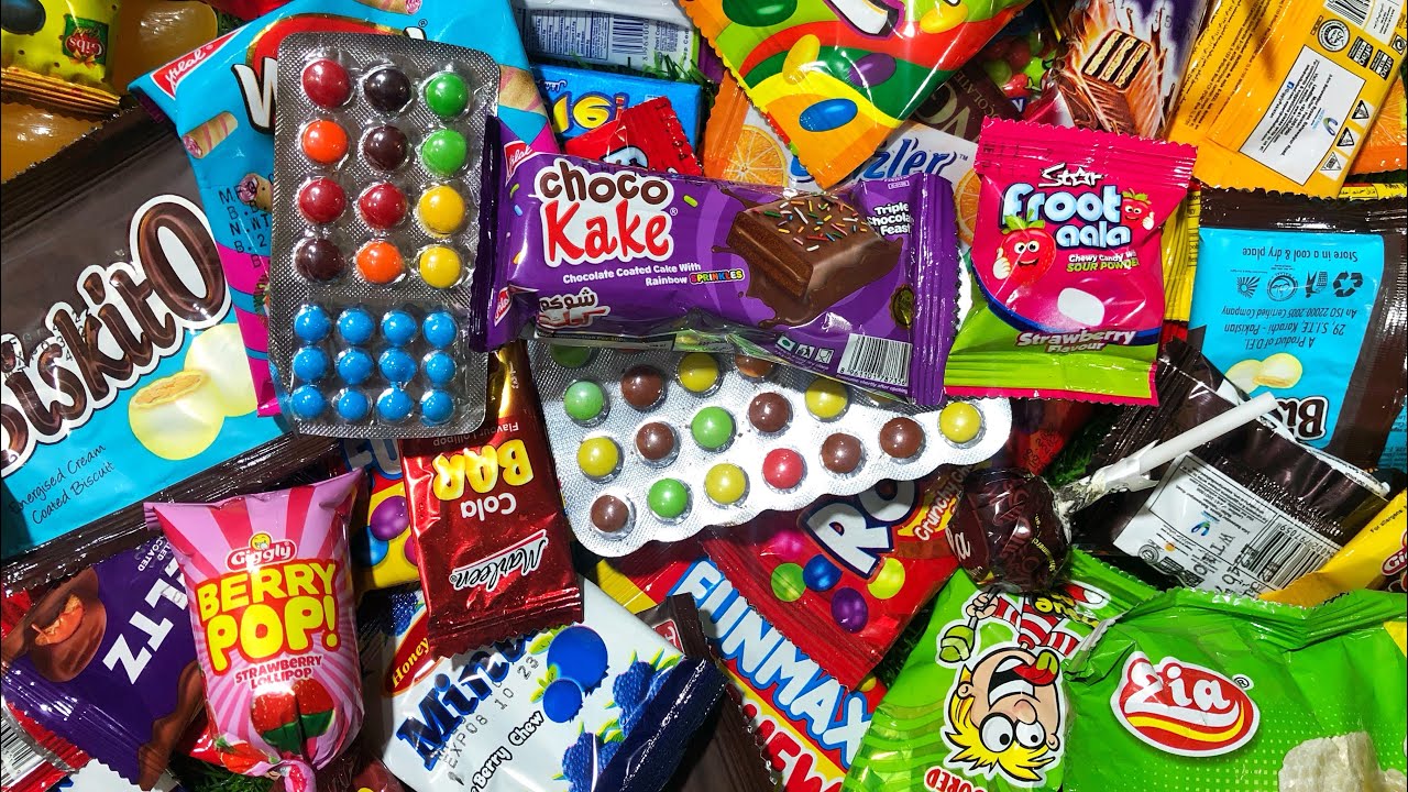 Some Lots Of Candies & More Chocolates | Yummy Chew Candy | Cute ...