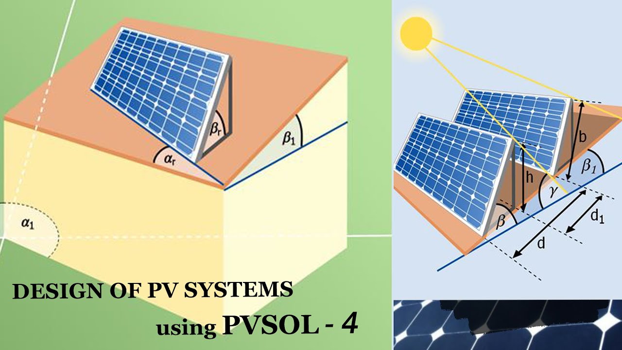 Designing of PV systems using PVSOL-4 - YouTube