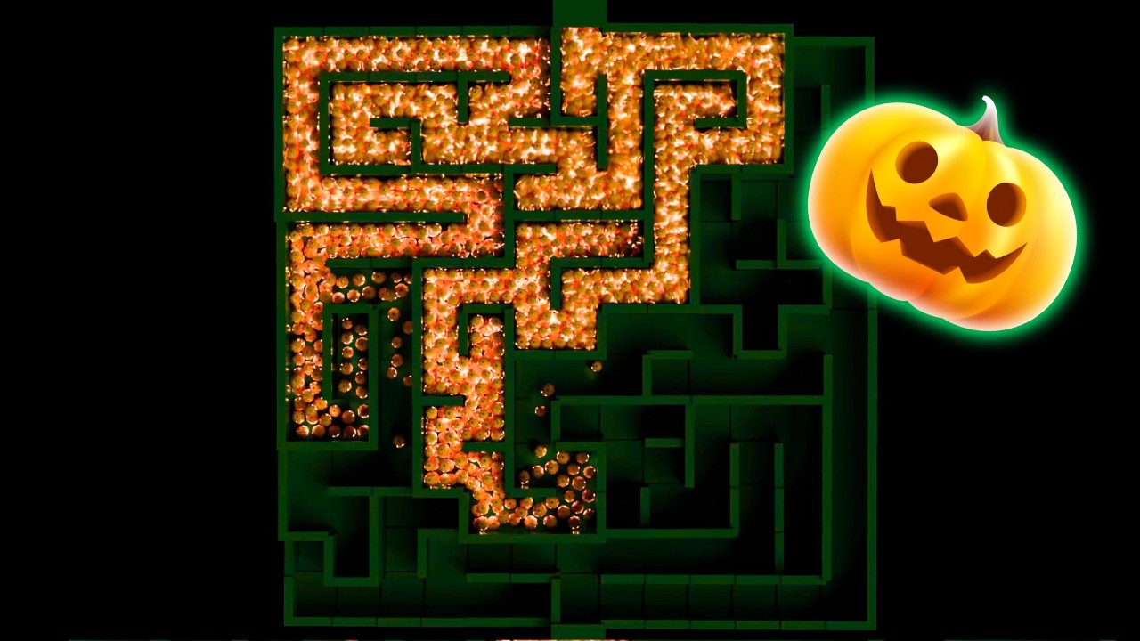 Can You Solve the Pumpkin Patch Maze Before the Spooky Pumpkins? 🎃🦇 ...