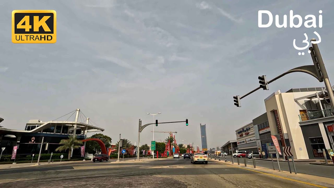4K II Dubai Motor City & Studio City Drive - YouTube