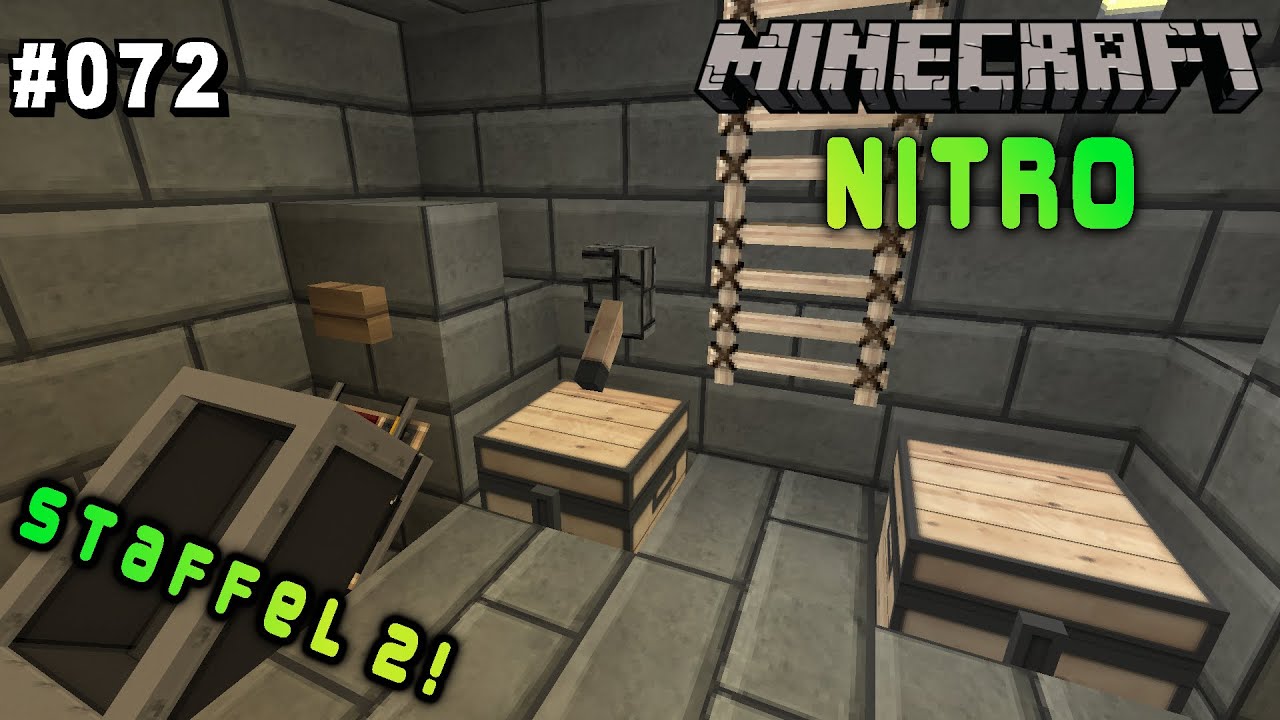 Let's Play Minecraft Nitro #072 - Ein eigener Mistkübel und Planung für den Portalraum - YouTube