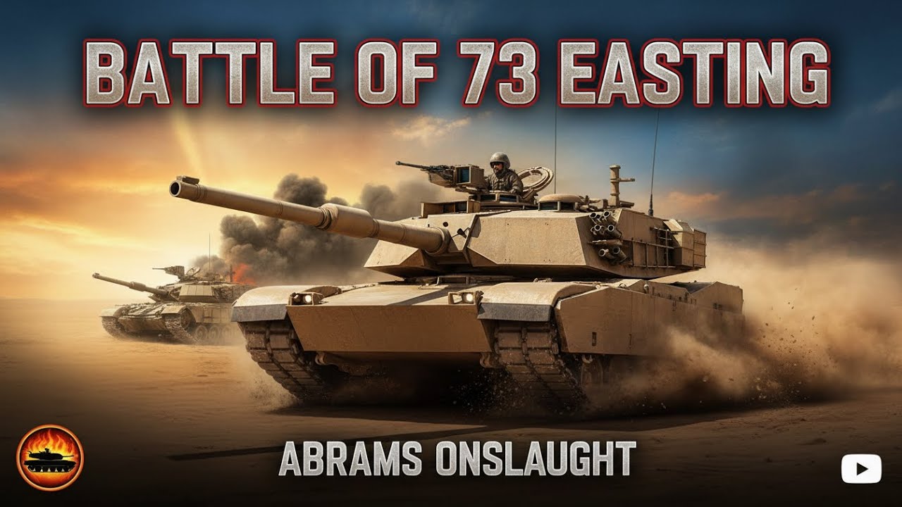 First Encounter: M1 Abrams vs T-72 Tanks at 73 Easting - YouTube