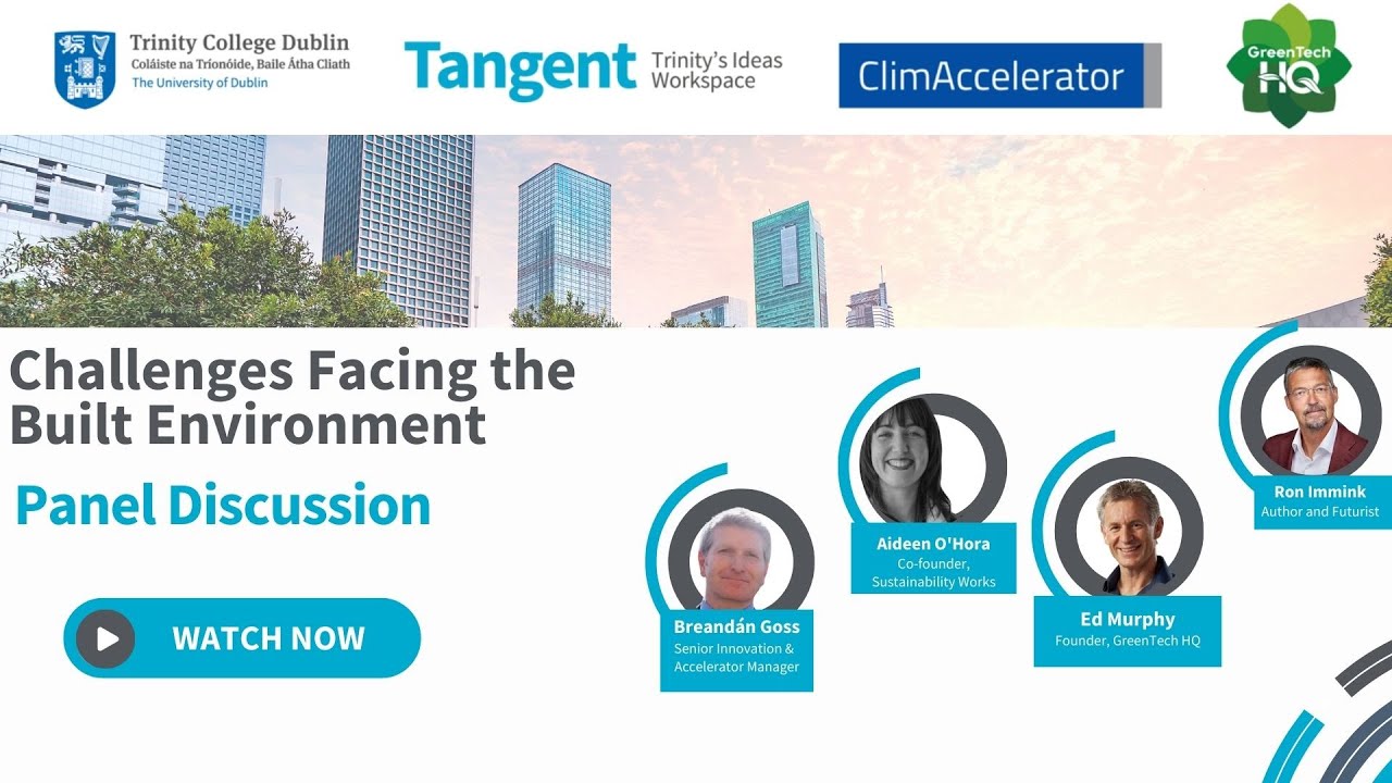 Challenges facing the built environment evening session - YouTube