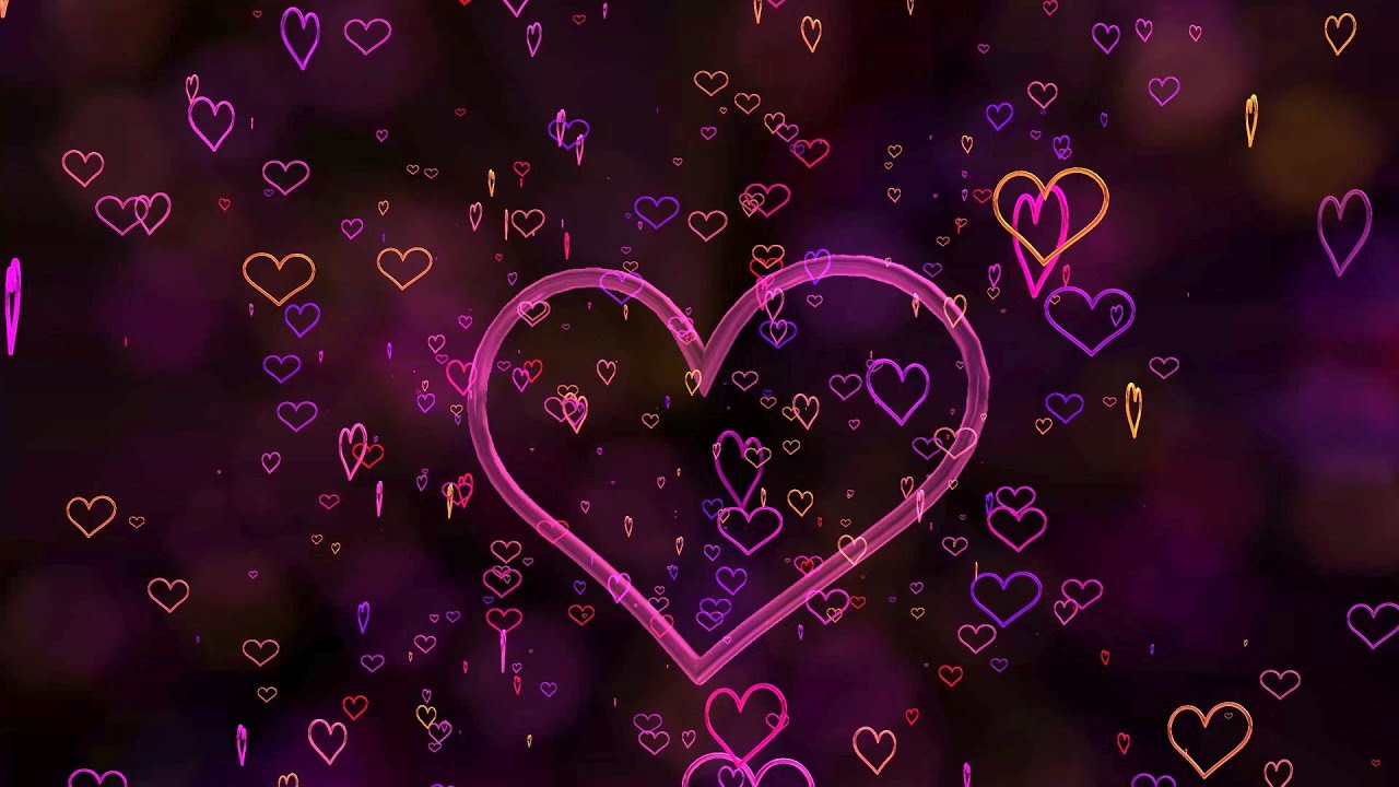 Love Heart Particles Background # 1 ║ 4k 60 fps ║ TikTok Trend ║ 4K ...