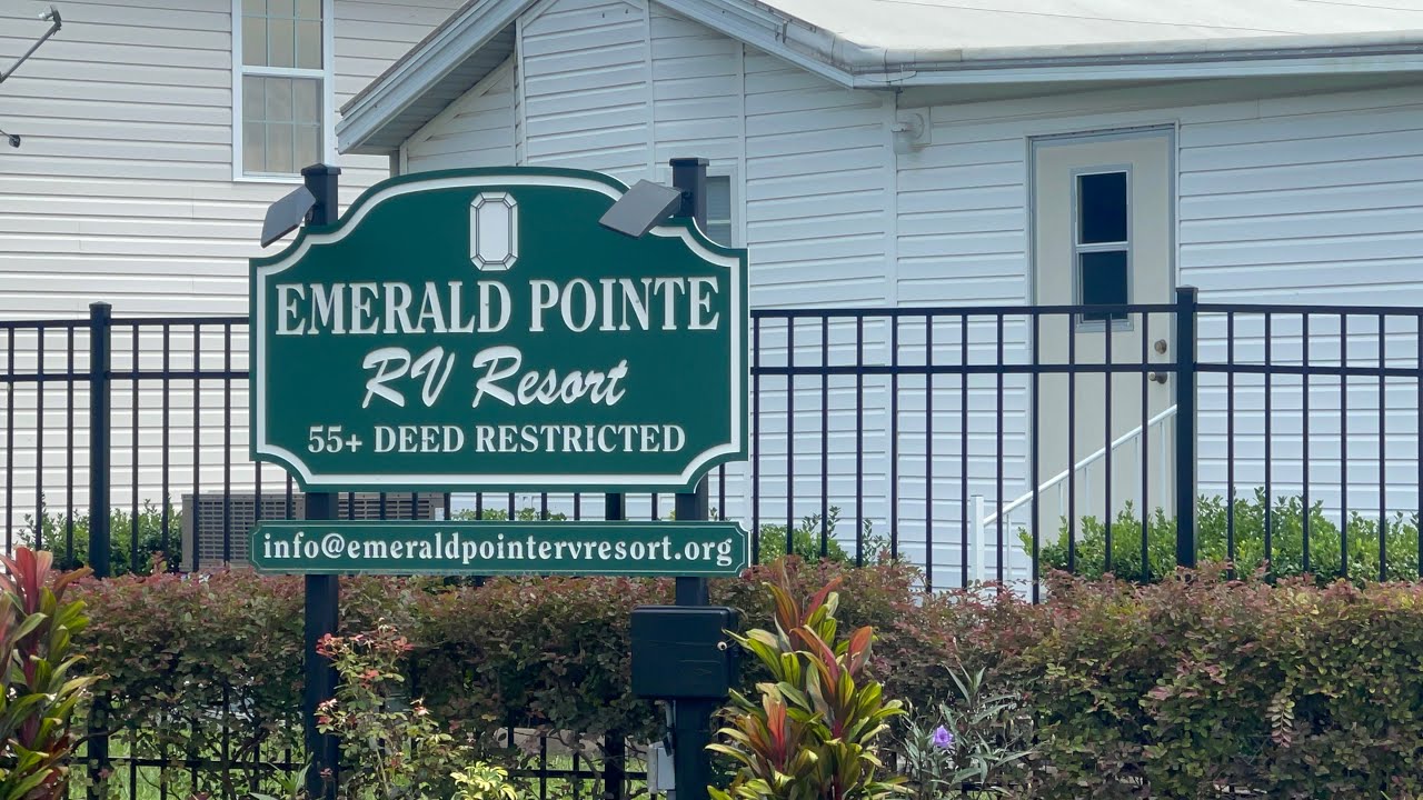 Emerald Pointe RV Resort full park tour. Zephyrhills FL fast forward to ...