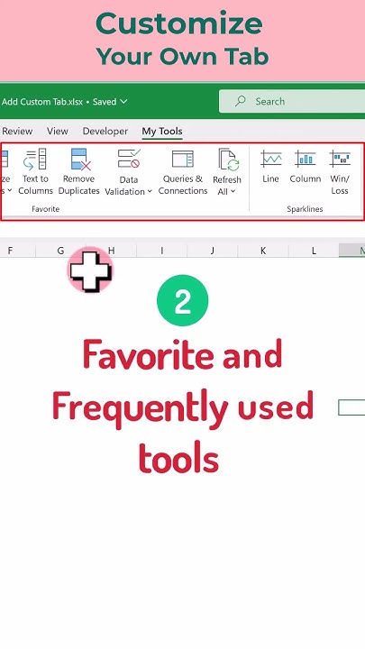 Customize your own Tab in Excel #excelganttchart #chart #excel - YouTube