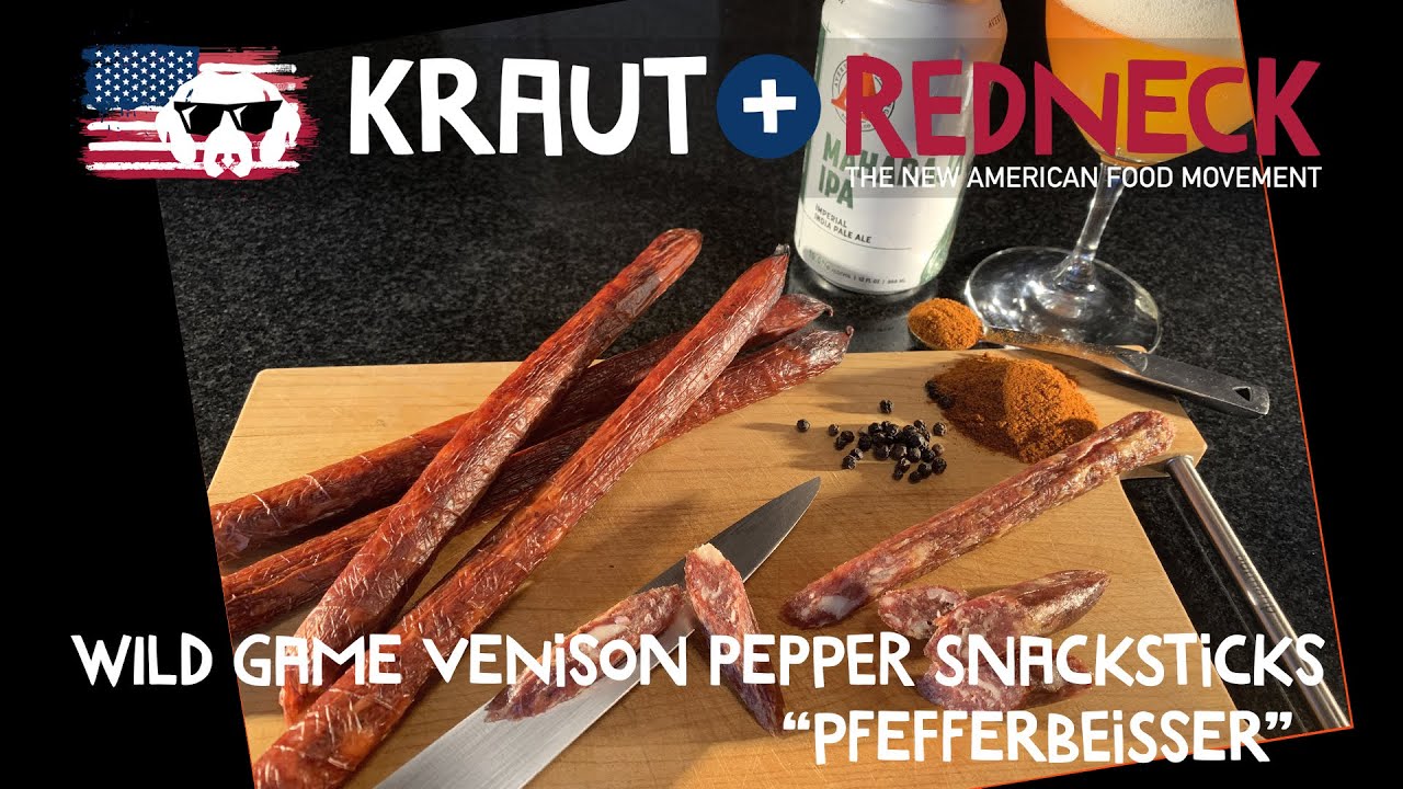 WILD GAME VENISON PEPPER SNACK STICKS | PFEFFERBEISSER | RECIPE | KRAUT ...