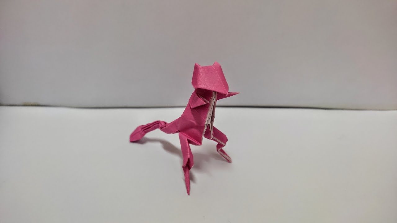Origami Pokemon Mew | How To Fold a paper Pokemon Mew | Origami ...