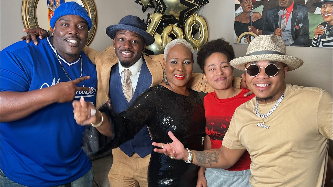 “We celebrating 💯 episodes y’all!” Manestream w/ Maaacus, Jonae Chad ...