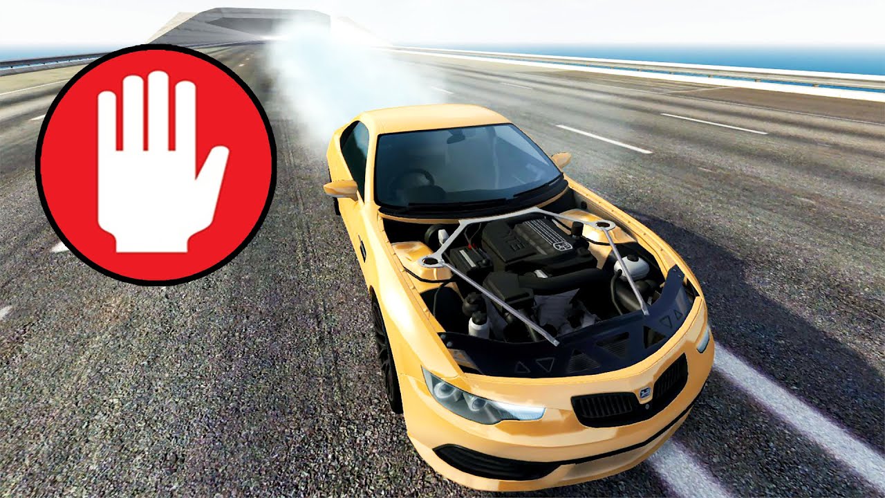 What Happens to Car Engine in Maximum RPM – BeamNG Drive - YouTube