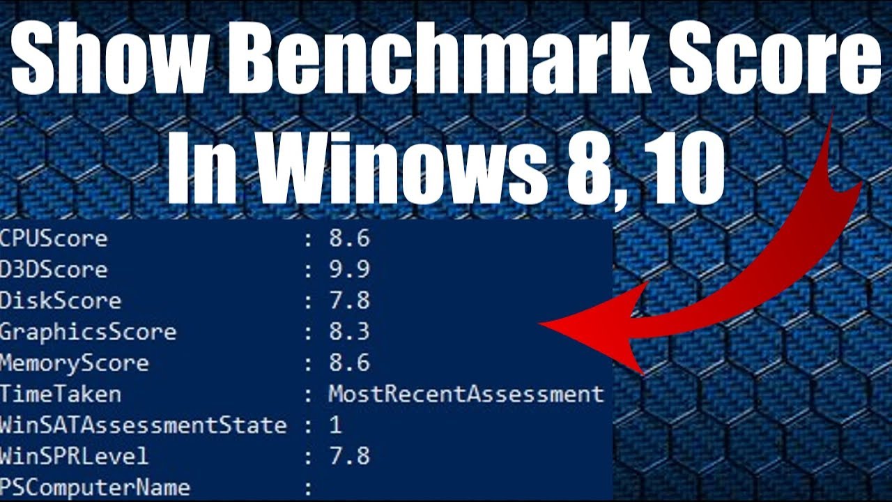 What's Your Computer's "Secret" Benchmark Score? Windows 8, 10 - YouTube