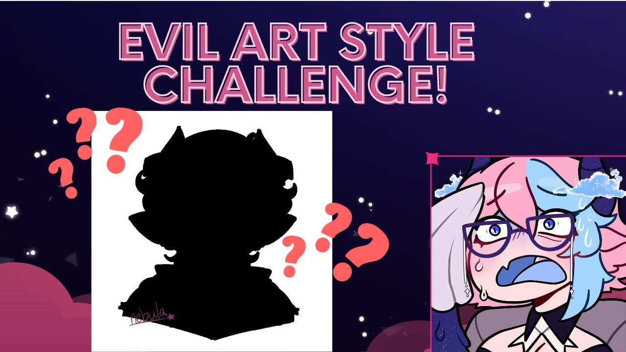 Evil art style challenge! | Speed paint - YouTube