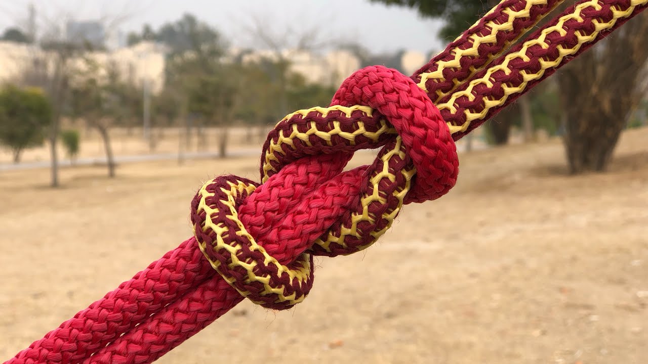 Wow Great ! The most reliable way to join two ropes together, Don't ...