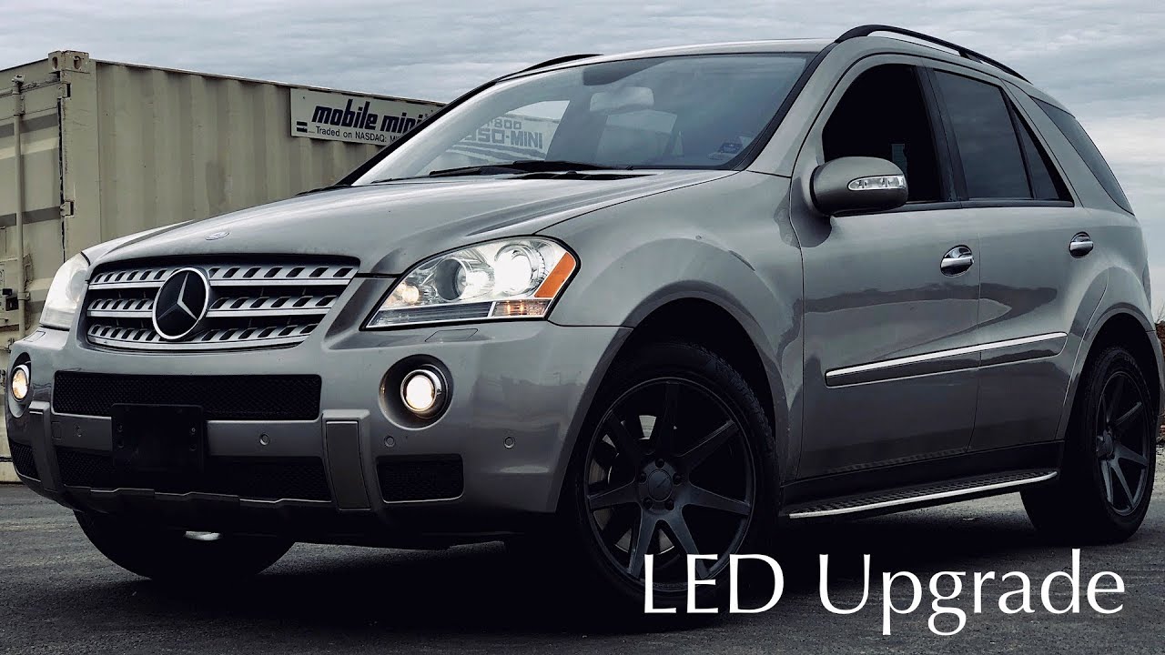 Mercedes Benz High Beam LED Upgrade ML W164 | CarMAN - YouTube